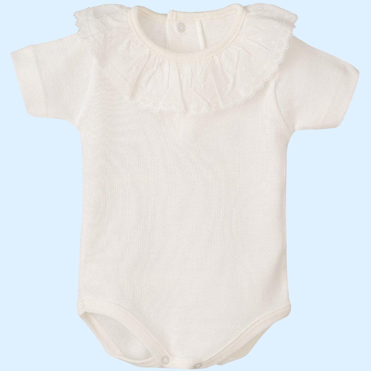 BODY CUELLO MANGA CORTA PLUMETILLA CRUDO – Alcalá