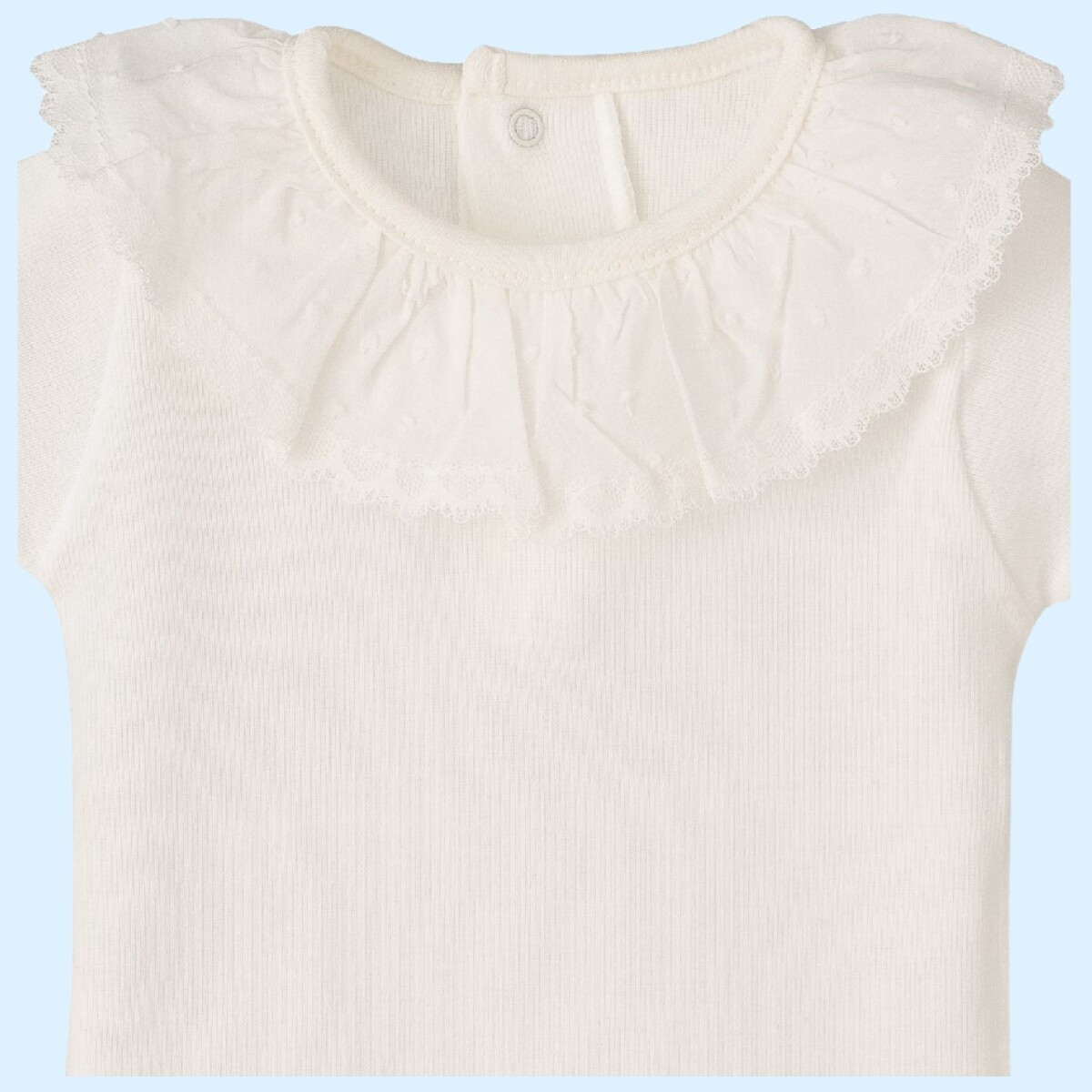 BODY CUELLO MANGA CORTA PLUMETILLA CRUDO – Alcalá